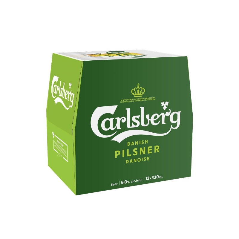 Shop Online CARLSBERG DANISH PILS 12X330 BOTTLE (IB) from Calgary