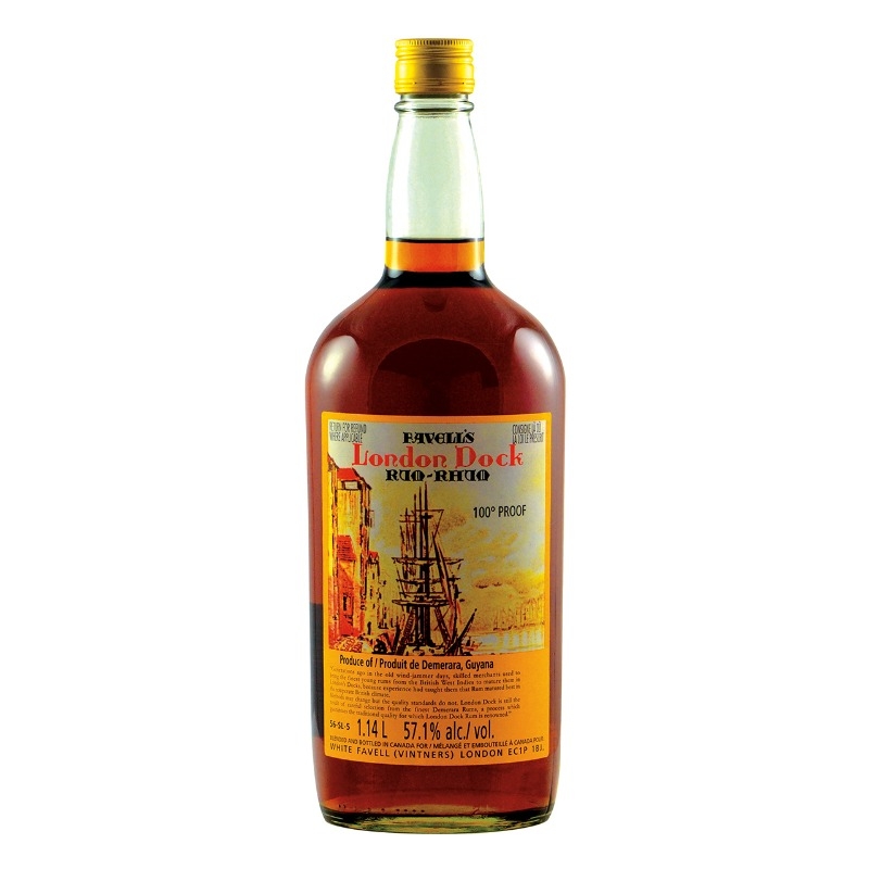 NEWFOUNDLAND LONDON DOCK DARK RUM 1.14l from Platina Liquor