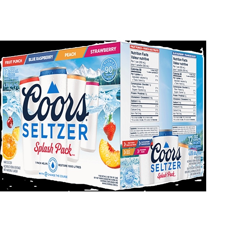 COORS SELTZER SPLASH PACK 2X12 from Platina Liquor