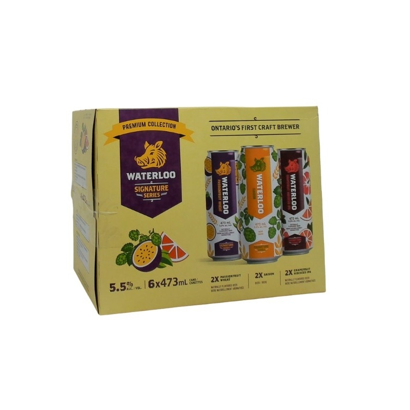 WATERLOO SPRING SIGNATURE SERIES PACK from Platina Liquor