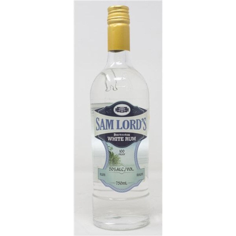 SAM LORD'S WHITE RUM 750ML from Platina Liquor