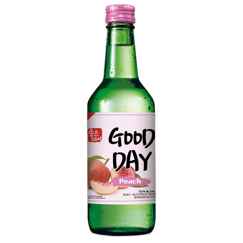 GOOD DAY PEACH SOJU from Platina Liquor