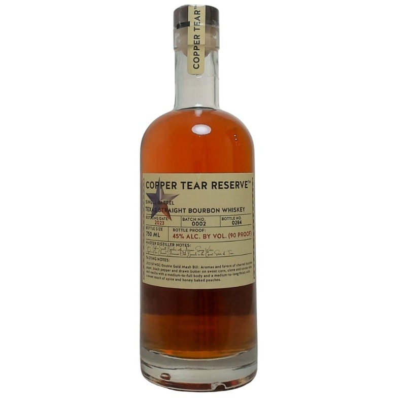 COPPER TEAR RESERVE BOURBON from Platina Liquor