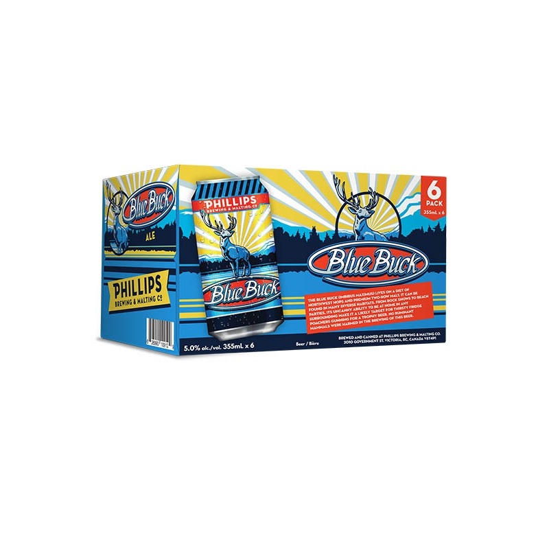 Shop Online PHILLIPS BLUE BUCK ALE CANS from Calgary