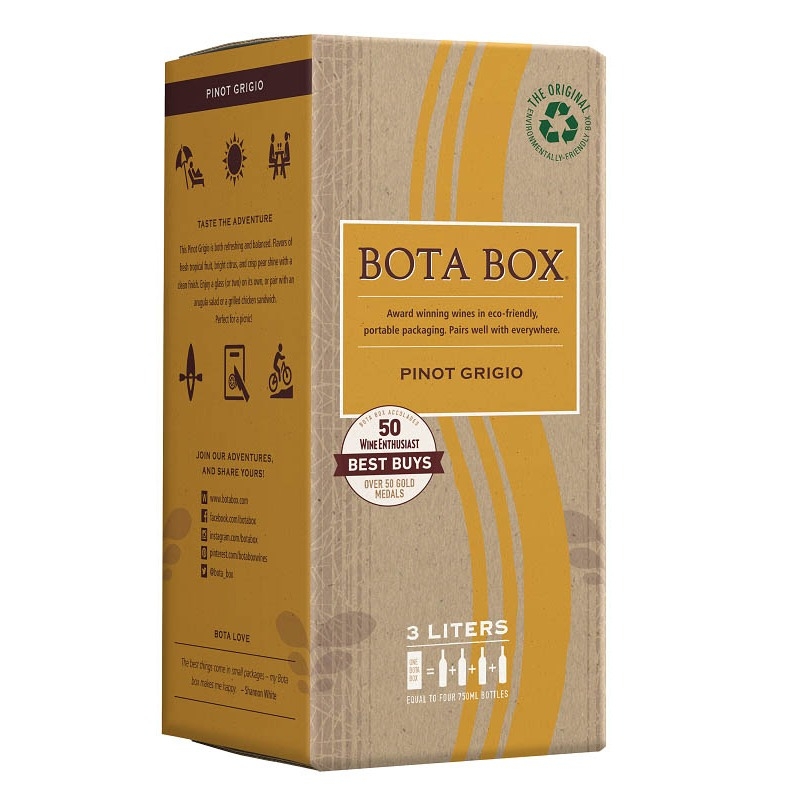 Shop Online BOTA BOX PINOT GRIGIO from Calgary | Crown Cellars