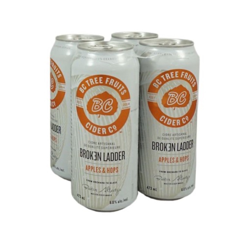 BROKEN LADDER APPLES AND HOPS CIDER from Platina Liquor