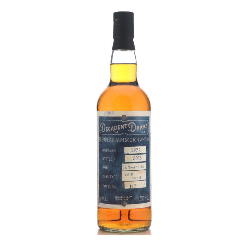 Shop Online Decadent Drams Blended Grain 52 years old from Calgary