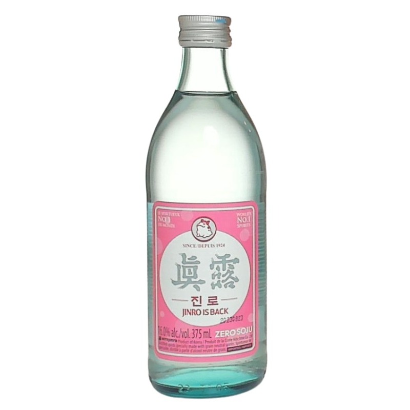 JINRO IS BACK ZERO SOJU from Platina Liquor