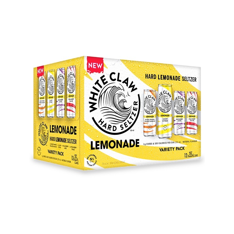 Shop Online WHITE CLAW LEMONADE VARIETY PACK 12PK from Calgary
