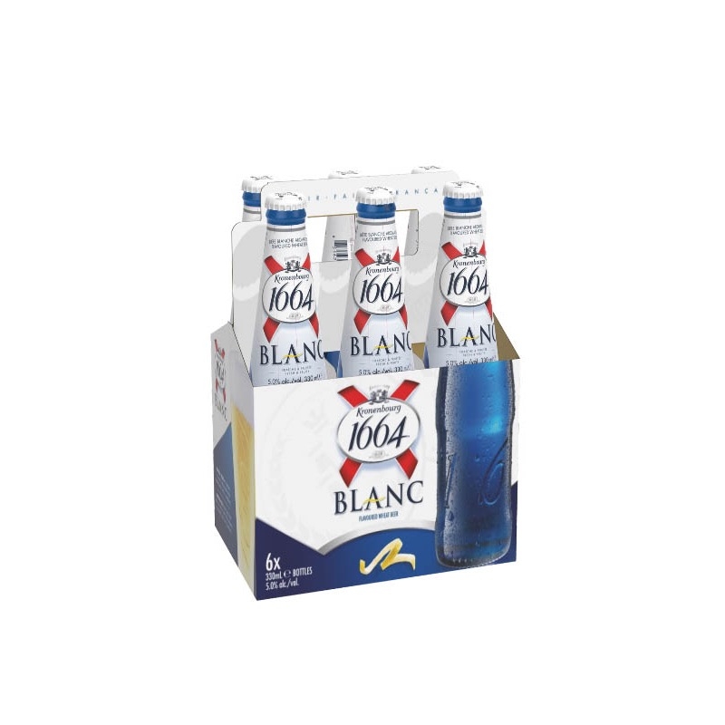 KRONENBOURG 1664 BLANC 6X330ML BOTTLES from Platina Liquor