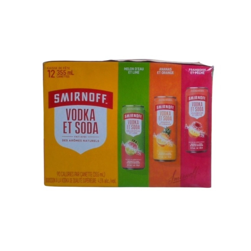 SMIRNOFF VODKA & SODA PARTY PACK from Platina Liquor