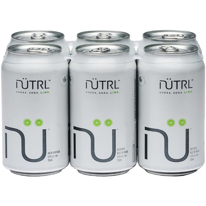 NUTRL VODKA SODA - LIME 6PK from Platina Liquor