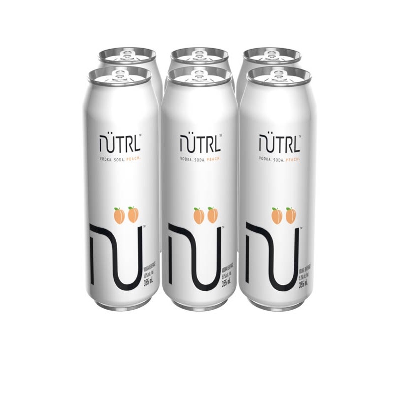 Shop Online NUTRL VODKA SODA PEACH from Calgary | Crown Cellars