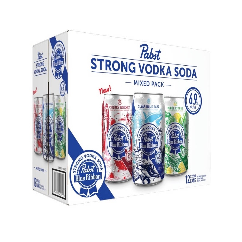 PABST VODKA SODA MIXED PACK 12X355ML from Platina Liquor