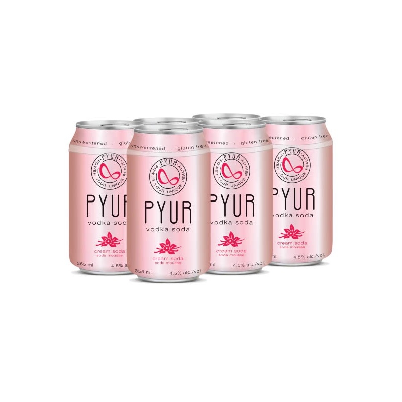 PYUR VODKA SODA CREAM SODA from Platina Liquor
