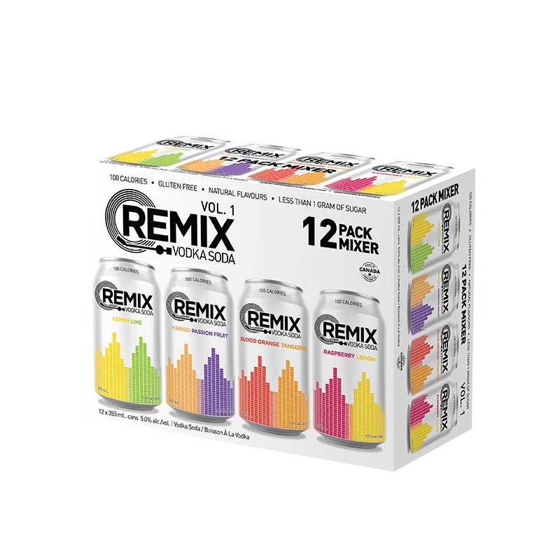 REMIX VODKA SODA VOL. 1 VARIETY PACK from Platina Liquor