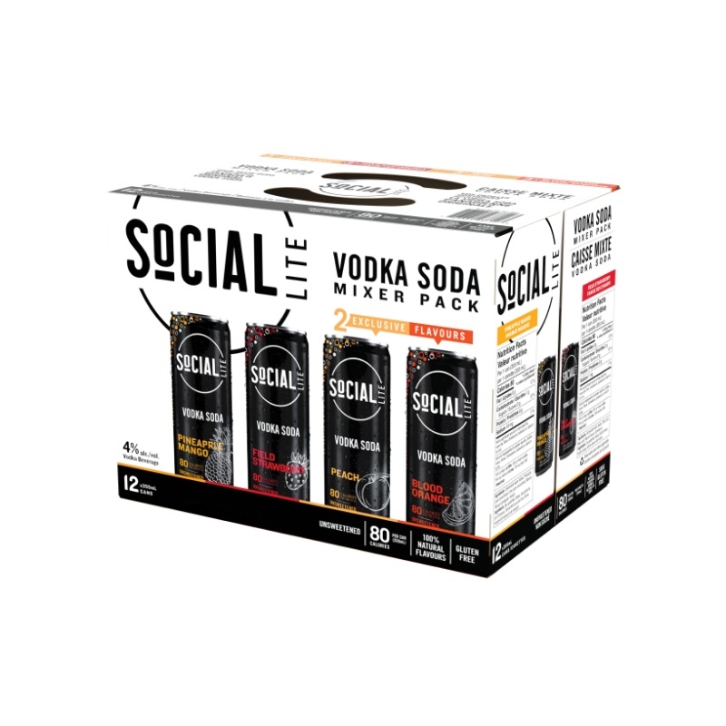 Shop Online SOCIAL LITE VARIETY PACK from Calgary | Crown Cellars
