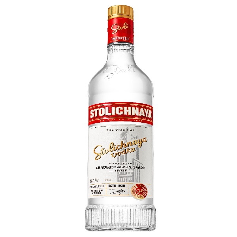 STOLICHNAYA PREMIUM VODKA 750ML from Platina Liquor