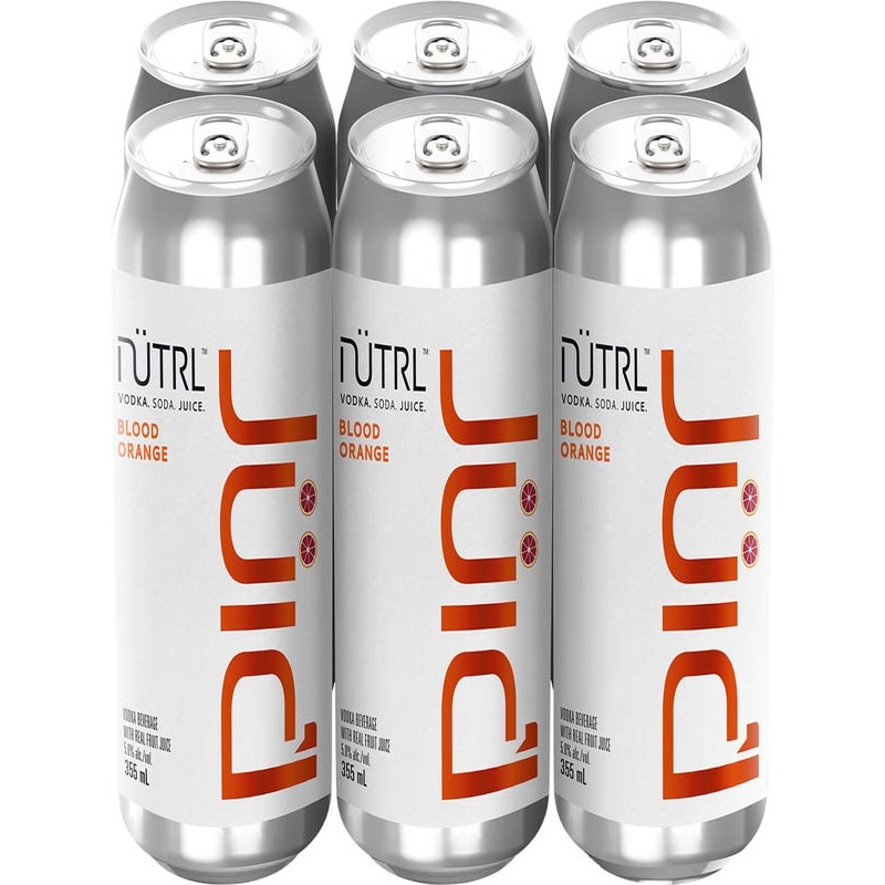 NUTRL JUIC'D VODKA SODA BLOOD ORANGE from Platina Liquor