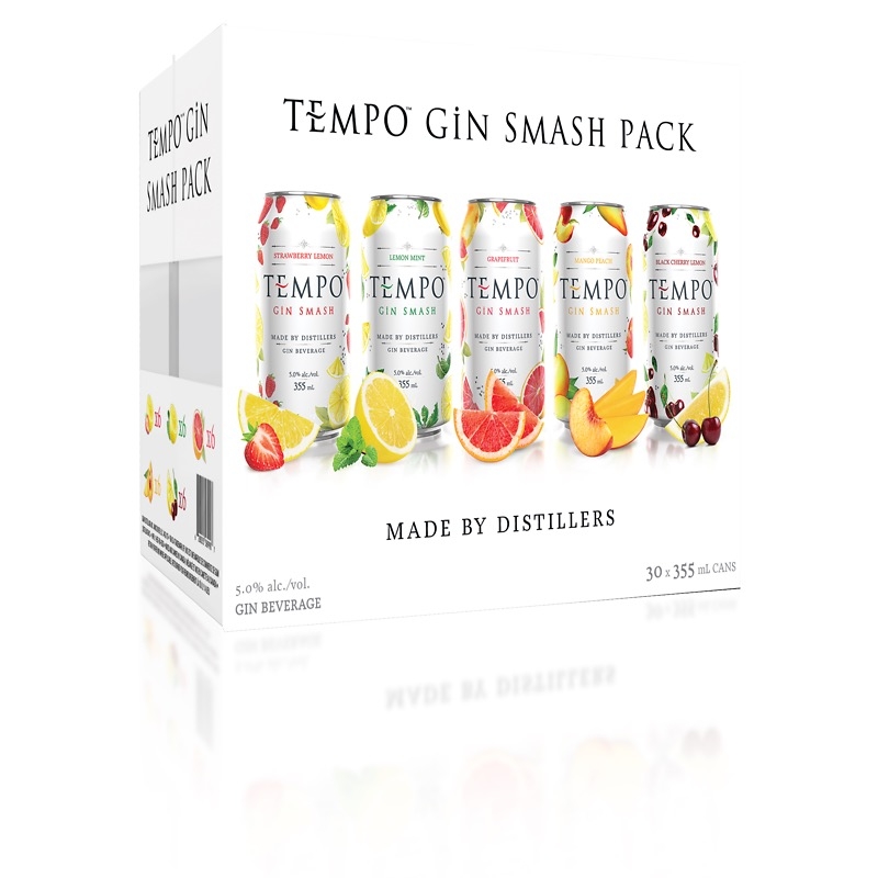 Shop Online TEMPO GIN SMASH MIXER 30X355ML CAN from Calgary